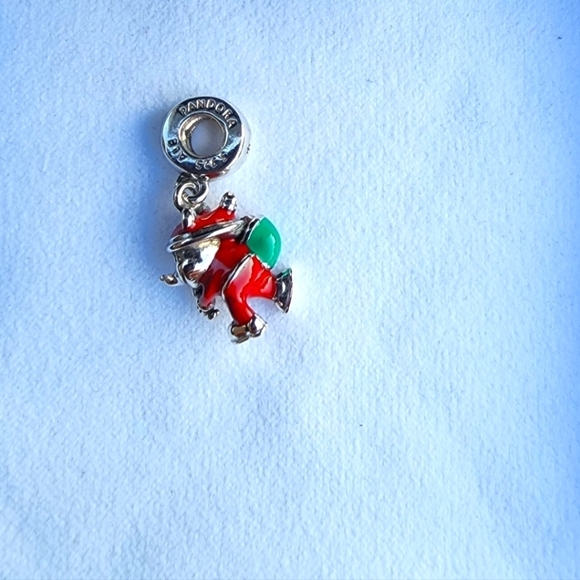 Jewelry | New Disney Mickey Mouse Santa Dangle Silver Charm For Pandora ...